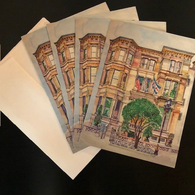 Driehaus Museum Watercolor Notecard Set – Driehaus Museum Store