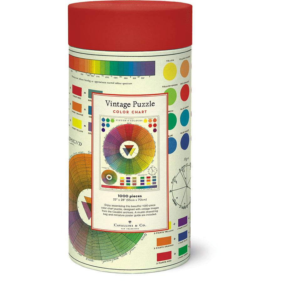 Vintage Color Chart 1,000 Piece Puzzle – Driehaus Museum Store